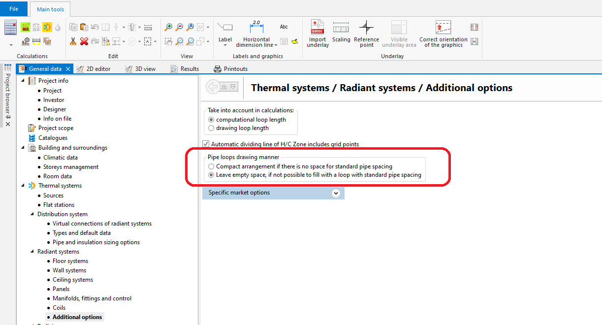 Appending drawings with radiant system loops - HelpSystem