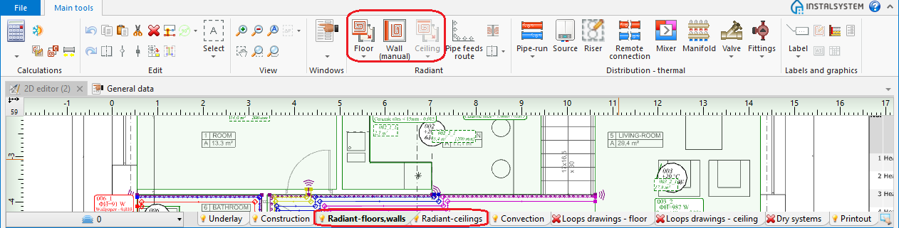 Heating/cooling zone - HelpSystem