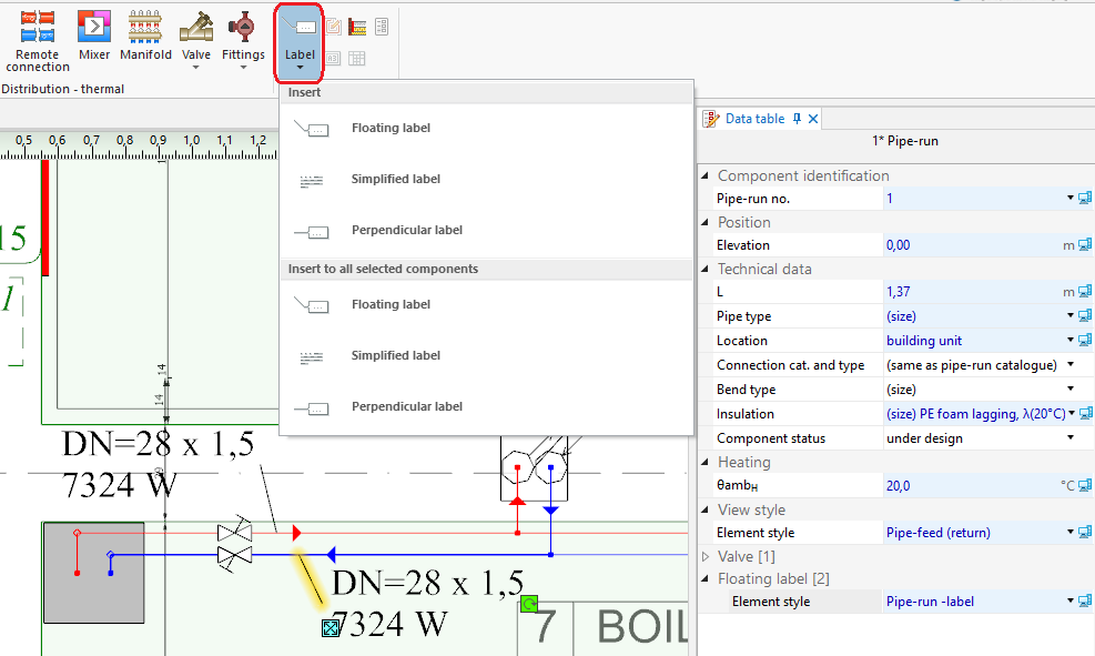 Designing of radiant heating floor and wall installation - HelpSystem