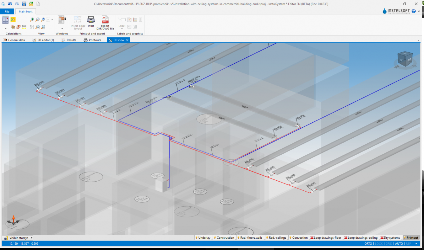 Radiant steel ceiling panels - HelpSystem